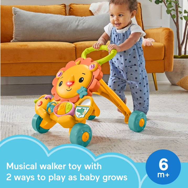 Fisher Price Musical Walker, Baby Toy, Educational Finger Play, 6 ...